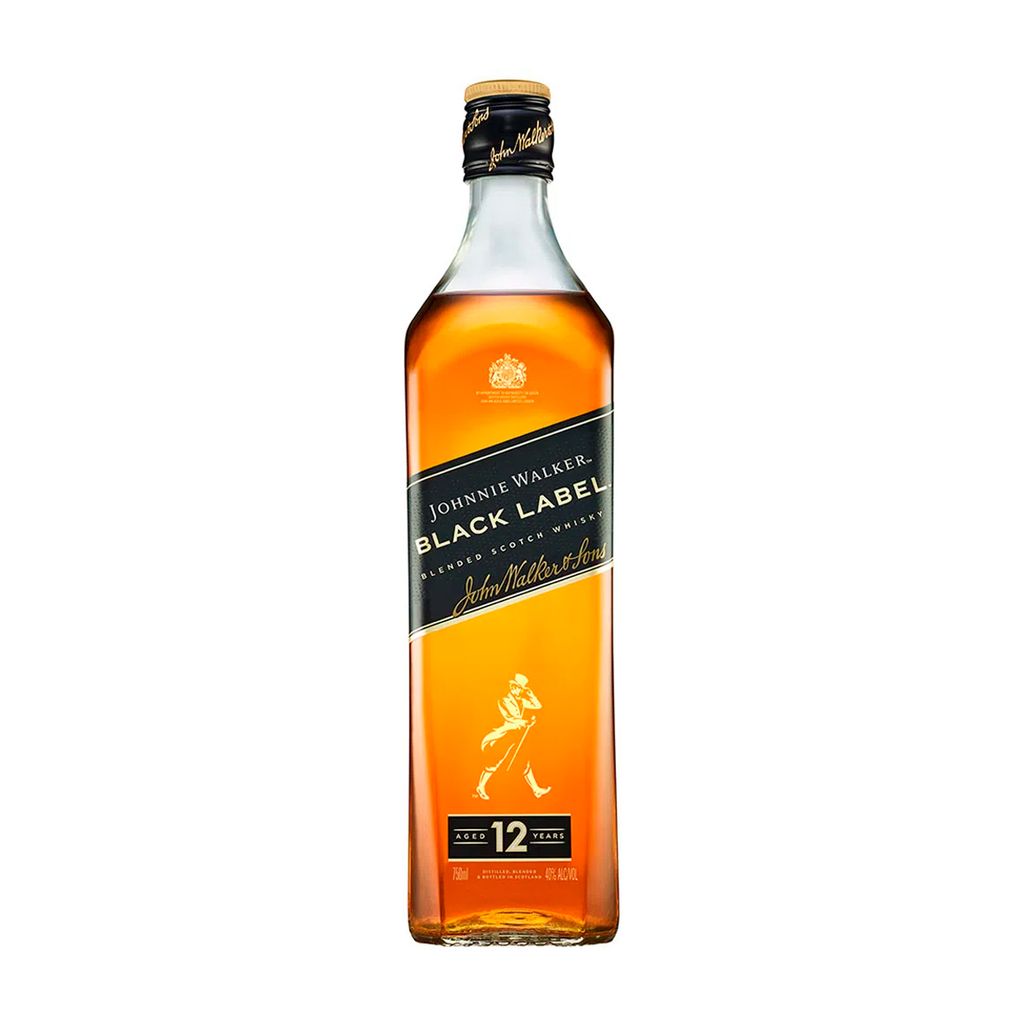Whisky JOHNNIE WALKER Black Label Botella 750ml | DeLicores.com