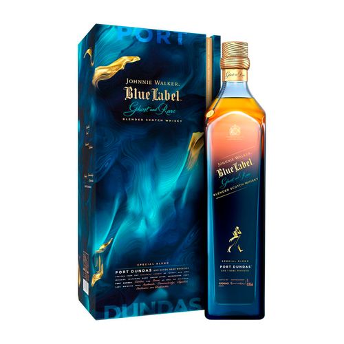 Whisky JOHNNIE WALKER Blue Label Ghost and Rare Botella 1L | DeLicores.com